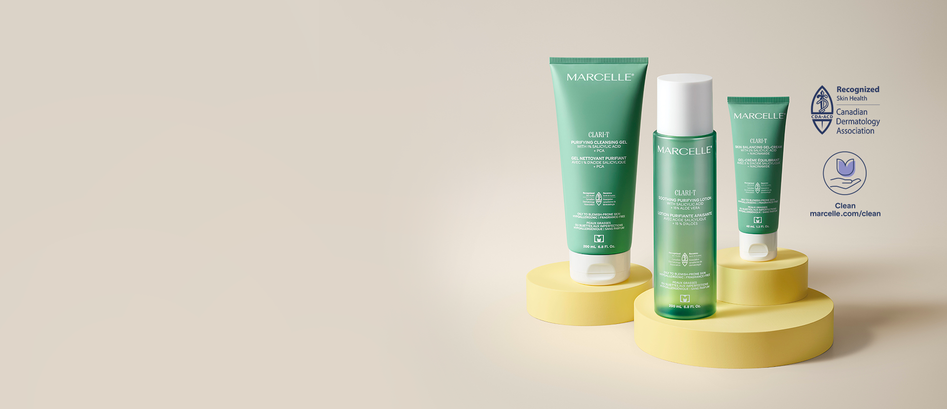 Marcelle: Skin Care, Makeup, Cleansers, Cosmetics