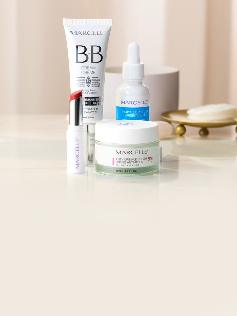 Marcelle: Skin Care, Makeup, Cleansers, Cosmetics